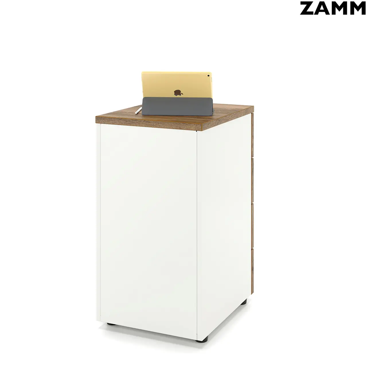 Тумба приставная ZAMM. 4 ящика на регулируемых опорах
