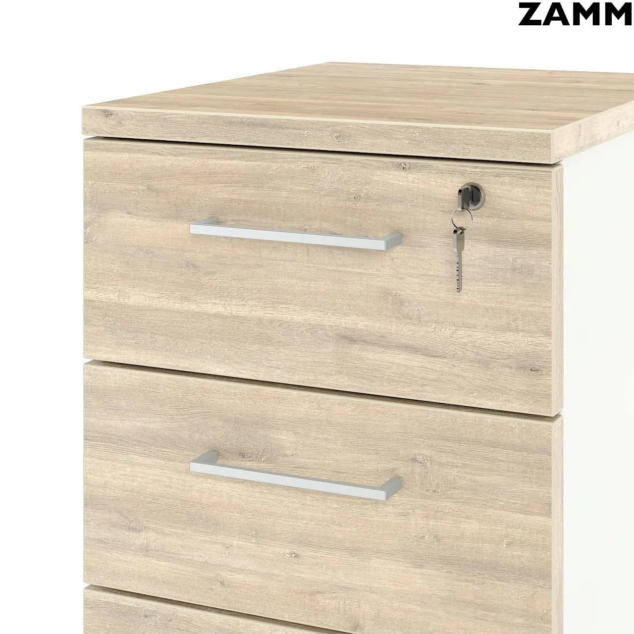 Тумба приставная ZAMM. 4 ящика на регулируемых опорах