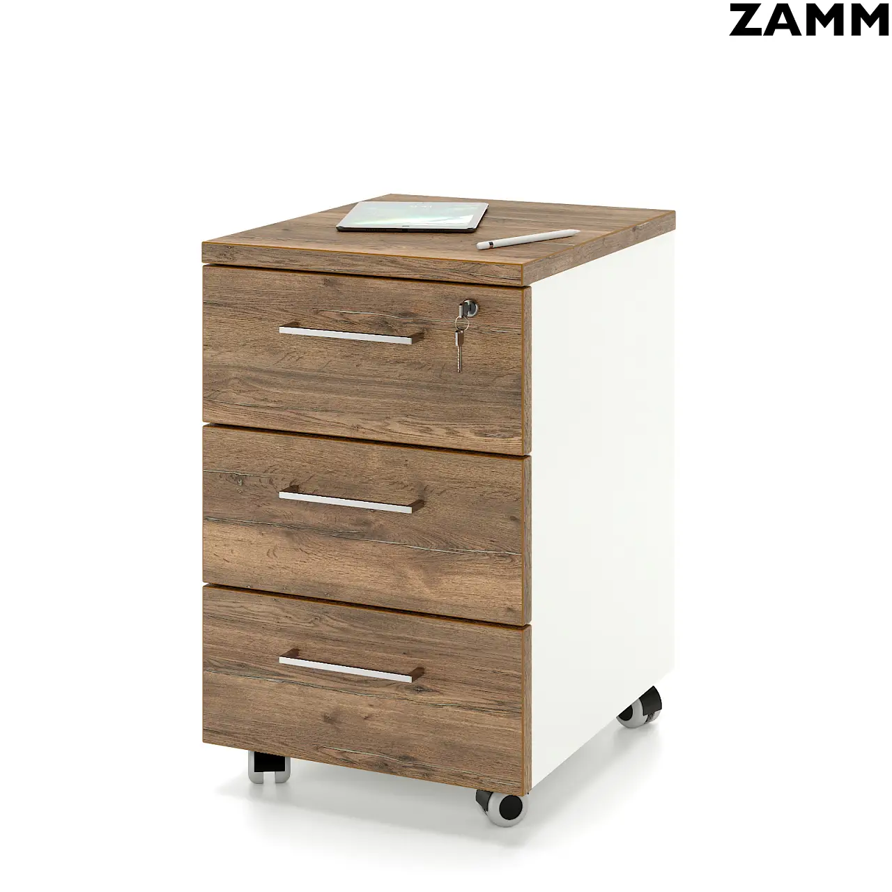 Тумба мобильная ZAMM. 3 ящика в наличии