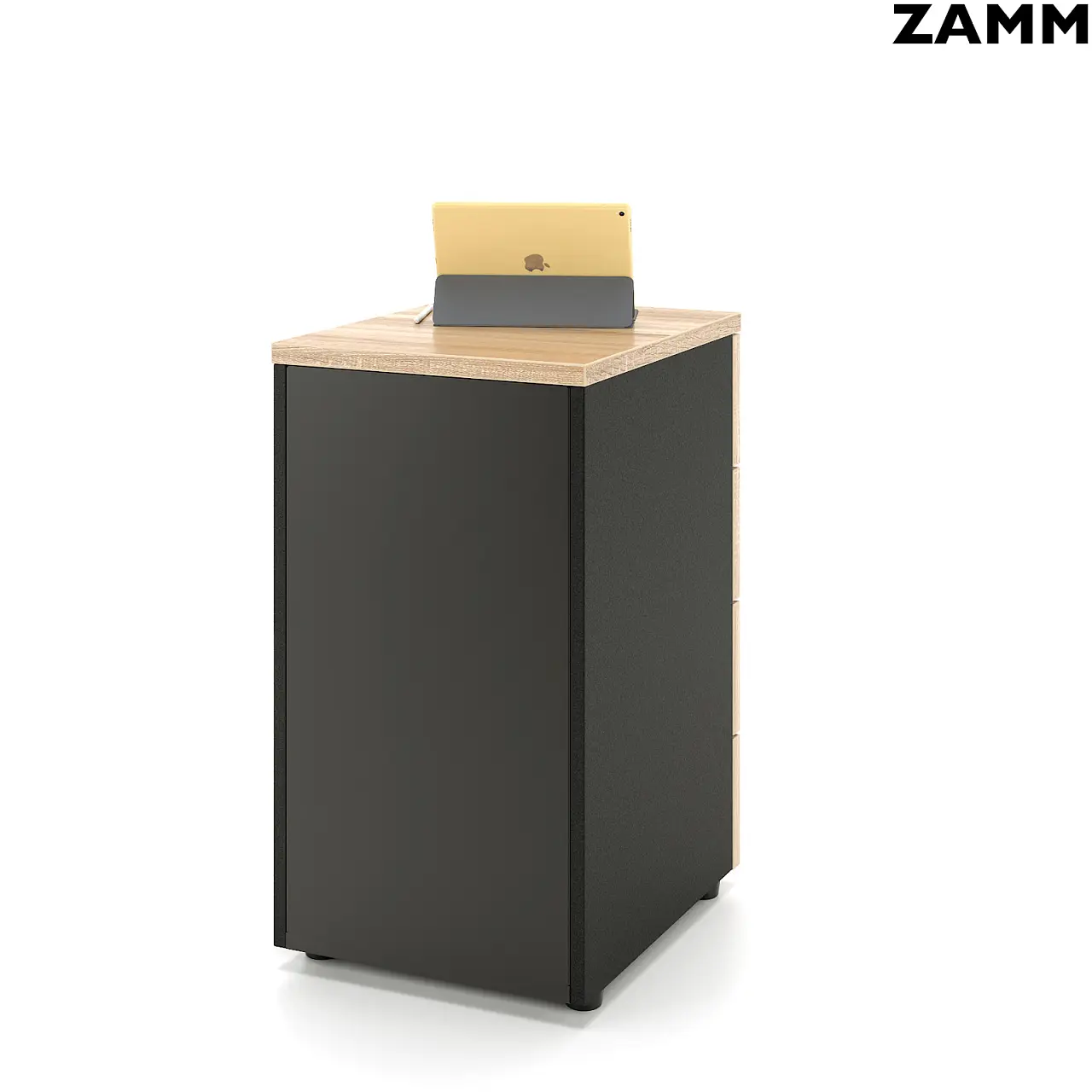 Тумба приставная ZAMM. 4 ящика на регулируемых опорах