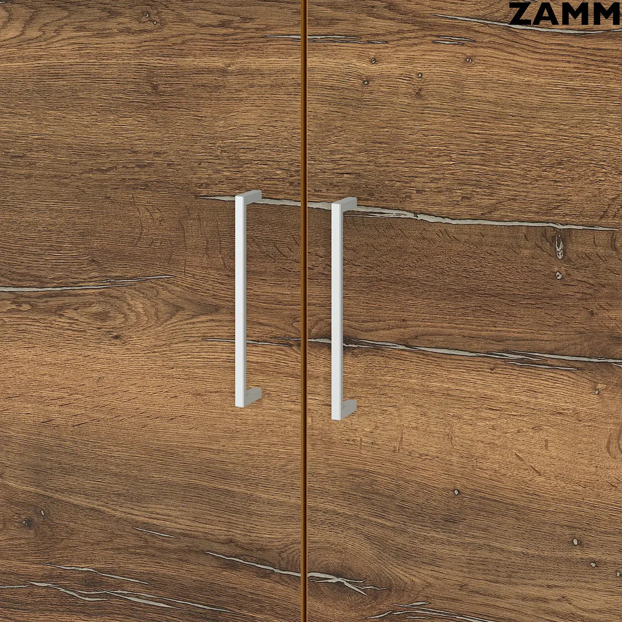 Шкаф ZAMM распашной 5 полок/штанга, 2 двери. На металлокаркасе