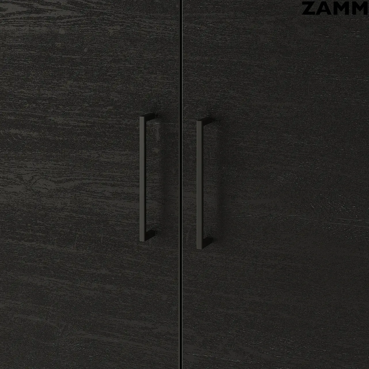 Шкаф ZAMM распашной 5 полок/штанга, 2 двери. На металлокаркасе